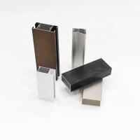 China Customized Colors Sandblasted Anodized Aluminum Profile for South America Sliding Doors for sale