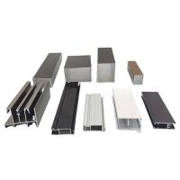 China Customized Colors Sandblasted Anodized Aluminum Profile for South America Sliding Doors for sale