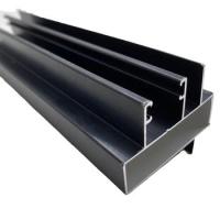 China Customized Colors Sandblasted Anodized Aluminum Profile for South America Sliding Doors for sale