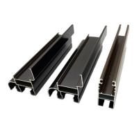China Polymer Door Type 6063-T5 Aluminum Frame Custom Aluminium Kitchen Cabinet Profiles for sale