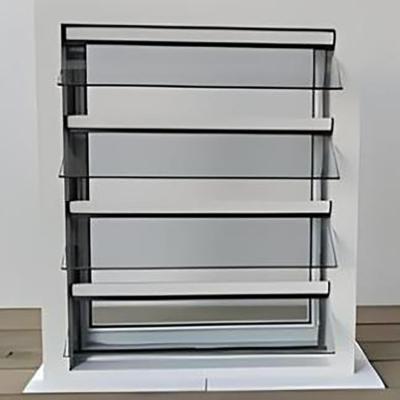 China Directly Supply Aluminum Insulated Glass Sun Louver Windows for Customer's Requirment for sale
