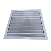 China Commercial Glass Louver Door Window Shutter made of 6063 Aluminum Alloy Material for sale