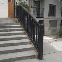 China T5 Aluminum U Channel Glass Handrail Railing Balustrade Post Profile for Terrace Fencing for sale