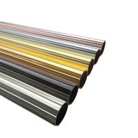 China Custom Surface Treatment 6063 T5 Aluminum Extruded Profiles Round Tube in Various Types for sale