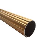 China Custom Surface Treatment 6063 T5 Aluminum Extruded Profiles Round Tube in Various Types for sale