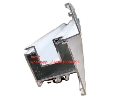 China 6063 Grade Anthracite Powder Coating Aluminium Profiles for Madagascar Windows and Doors for sale