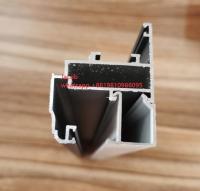 China 6063 Grade Anthracite Powder Coating Aluminium Profiles for Madagascar Windows and Doors for sale