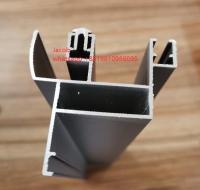 China 6063 Grade Anthracite Powder Coating Aluminium Profiles for Madagascar Windows and Doors for sale