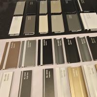 China Anhui Shengxin 6063 Skirting Aluminum Profile Extrusion Edge Strip Profile Corner Lines for sale