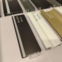 China Anhui Shengxin 6063 Skirting Aluminum Profile Extrusion Edge Strip Profile Corner Lines for sale