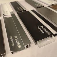China Anhui Shengxin 6063 Skirting Aluminum Profile Extrusion Edge Strip Profile Corner Lines for sale