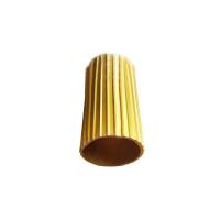 China 5.8-6.0M Length Round Circular Aluminium Curtain Tubes 6063 T5 Gold Anodizing Is Alloy for sale