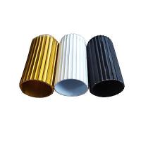 China 5.8-6.0M Length Round Circular Aluminium Curtain Tubes 6063 T5 Gold Anodizing Is Alloy for sale