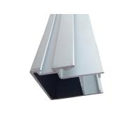 China Customized Thickness Aluminum Extrusion Profiles for Glass Door and Window Frames for sale