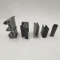 China 6063 T5 Powder Coated Aluminum Profile for Non-Toxic Fire Window and Door in Bronze for sale