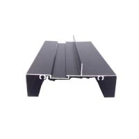 China 6063 T5 Powder Coated Aluminum Profile for Non-Toxic Fire Window and Door in Bronze for sale