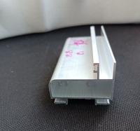 China 6063 Grade Grey Powder Coating Aluminium Profiles for Madagascar Windows and Doors for sale