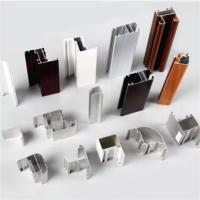 China 6063 6061 Aluminum Alloy Square Profile For Aluminium Window And Door In Bronze Color for sale