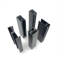 China 6063 6061 Aluminum Alloy Square Profile For Aluminium Window And Door In Bronze Color for sale