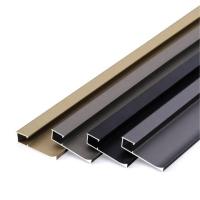 China Decoration Aluminum Tile Trim for Floor Transition Metal Floor Terminal T3-T8 Temper for sale