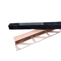 China Decoration Aluminum Tile Trim for Floor Transition Metal Floor Terminal T3-T8 Temper for sale