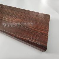 China Custom 3D Wood Grain Printed Partition Extrusion Aluminum Profiles with Cutting Service for sale