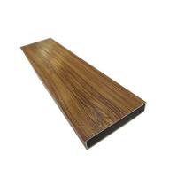 China Wooden Grain Aluminium Profile for Decorative Exterior Wall or Window and Door Design for sale