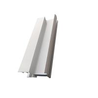 China Silver Anodized Aluminum Profile Bathroom Door Length 5.8-6.0M Suitable for Apartment for sale
