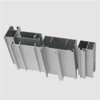 China Silver Anodized Aluminum Profile Bathroom Door Length 5.8-6.0M Suitable for Apartment for sale