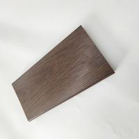 China 0.3mm Above Thickness Wooden Grain Aluminium Extrusion Profile for Windows and Doors for sale
