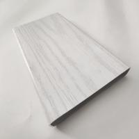 China 0.3mm Above Thickness Wooden Grain Aluminium Extrusion Profile for Windows and Doors for sale