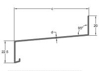 China Anhui Shengxin Extrusion Aluminum Window Sill Profiles for Custom Length Requirements for sale
