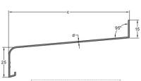 China Anhui Shengxin Extrusion Aluminum Window Sill Profiles for Custom Length Requirements for sale