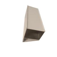 China GB Standard Silver Anodized Aluminum Profile for Custom Powder Coated Wooden Grain Windows for sale