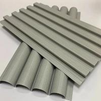 China Aluminium European Standard Slat Acoustic Panel Polyester Sound Absorbing Wall Panels for sale