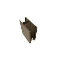 China Villa Stair Railings Aluminum U Profile Glass Railing U Channel Base for Custom Design for sale