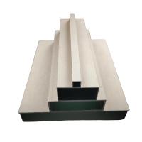 China Square Anodized Black Champagne Aluminum Profile for Sliding Window Door Customized Color for sale