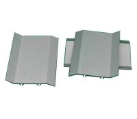 China Shengxin Z Shape Louvers Windows and Doors Shutter Profiles with Anodizing Powder Coating for sale