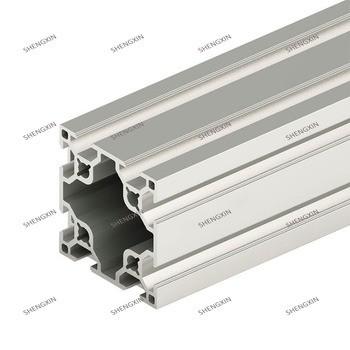 China Mill Finish Industrial T Slot V Slot Extrusion Silver Black Anodized Aluminum Profiles for sale