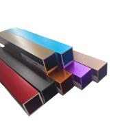 China 6063 6061 Aluminum Alloy Gold Anodized Aluminum Strip for Custom Extrusion Profiles for sale