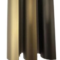 China Anhui Shengxin Custom Anodized Bronze Powder Coating Black Aluminum Door Window Profile for sale