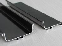 China Anhui Shengxin Custom Anodized Bronze Powder Coating Black Aluminum Door Window Profile for sale