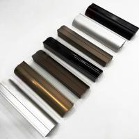 China Anhui Shengxin Custom Anodized Bronze Powder Coating Black Aluminum Door Window Profile for sale
