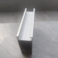 China Aluminium Extrusion Profiles for Window and Sliding Door Custom Silver White Oxidation for sale