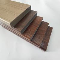 China Customized Extrusion Wooden Grain Aluminum Sliding Windows and Doors Profiles for Cutting for sale