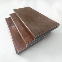 China Customized Extrusion Wooden Grain Aluminum Sliding Windows and Doors Profiles for Cutting for sale