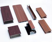 China Standard GB5237-2008 Aluminium Products as Handle for Wooden Grain Extrusion Profiles for sale