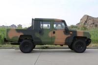 China Warrior 3350 4×4 Diesel Military Pickup Truck - 68kW Engine, 3350mm Wheelbase, Double Cabin Design for sale