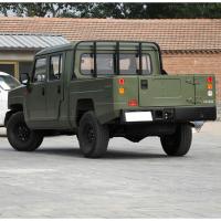 China Warrior 3350 4×4 Diesel Military Pickup Truck - 68kW Engine, 3350mm Wheelbase, Double Cabin Design for sale