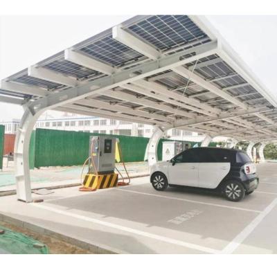 China SP-1 Aluminum Solar Carport System for EV Charging - 60 m/s Wind Resistance, 1.4 kN/m² Snow Load for sale